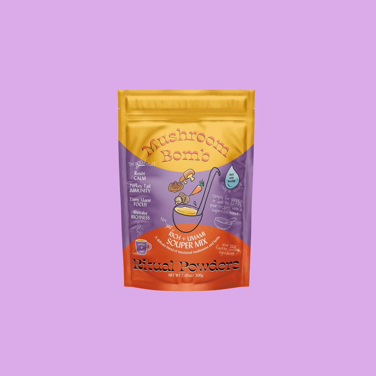 Ritual Powders mushroom bomb souper with functional mushrooms – Wild ...