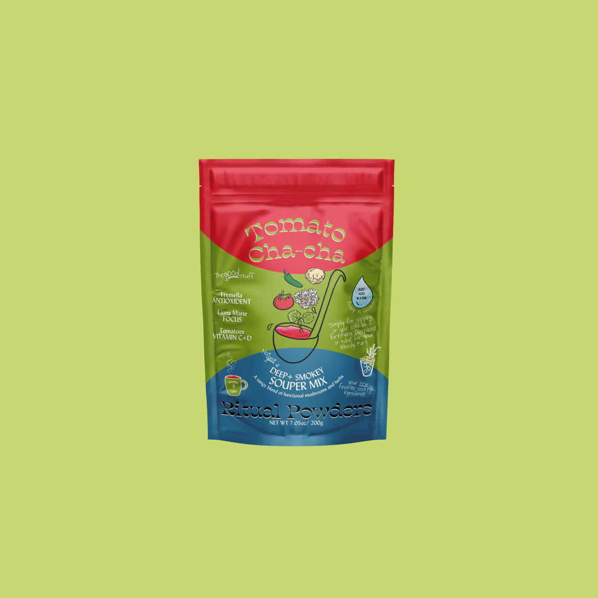 Ritual Powder tomato cha-cha souper with functional mushrooms – Wild ...