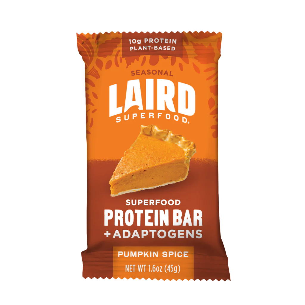 Laird Pumpkin Spice Protein Bar with Lions Mane and Chaga – Wild ...