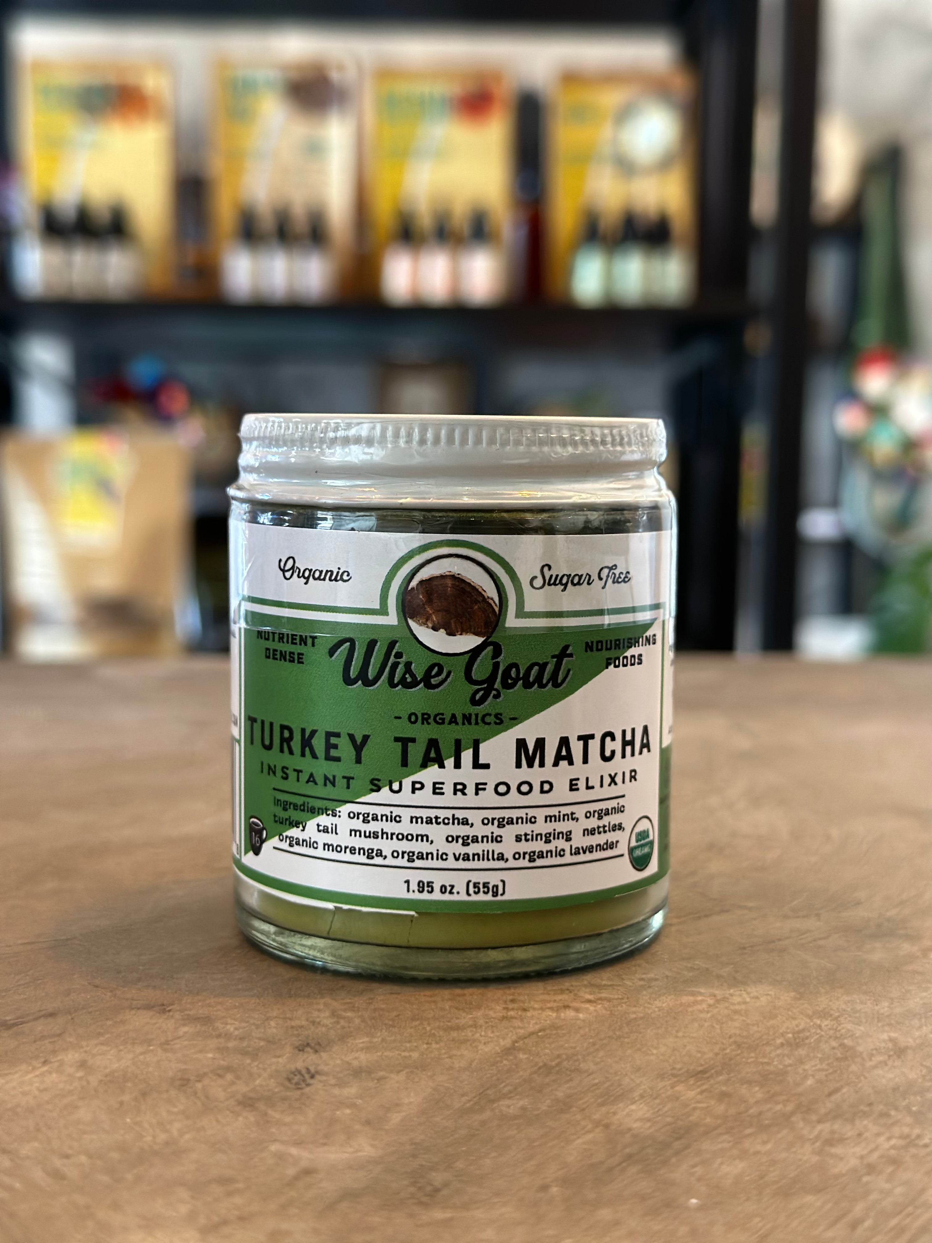 Wise Goat Turkey tail matcha – Wild Culture Mushrooms