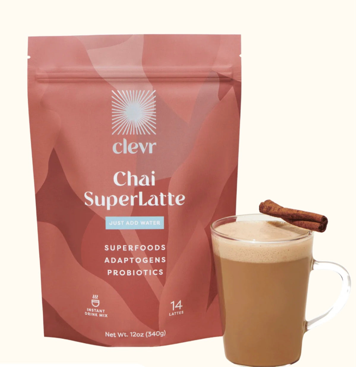Clevr Chai Super Latte with Reishi and Lions Mane – Wild Culture Mushrooms